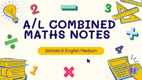 A-Level Combined Mathematics Notes (Sinhala/English Medium) - CloudLearn
